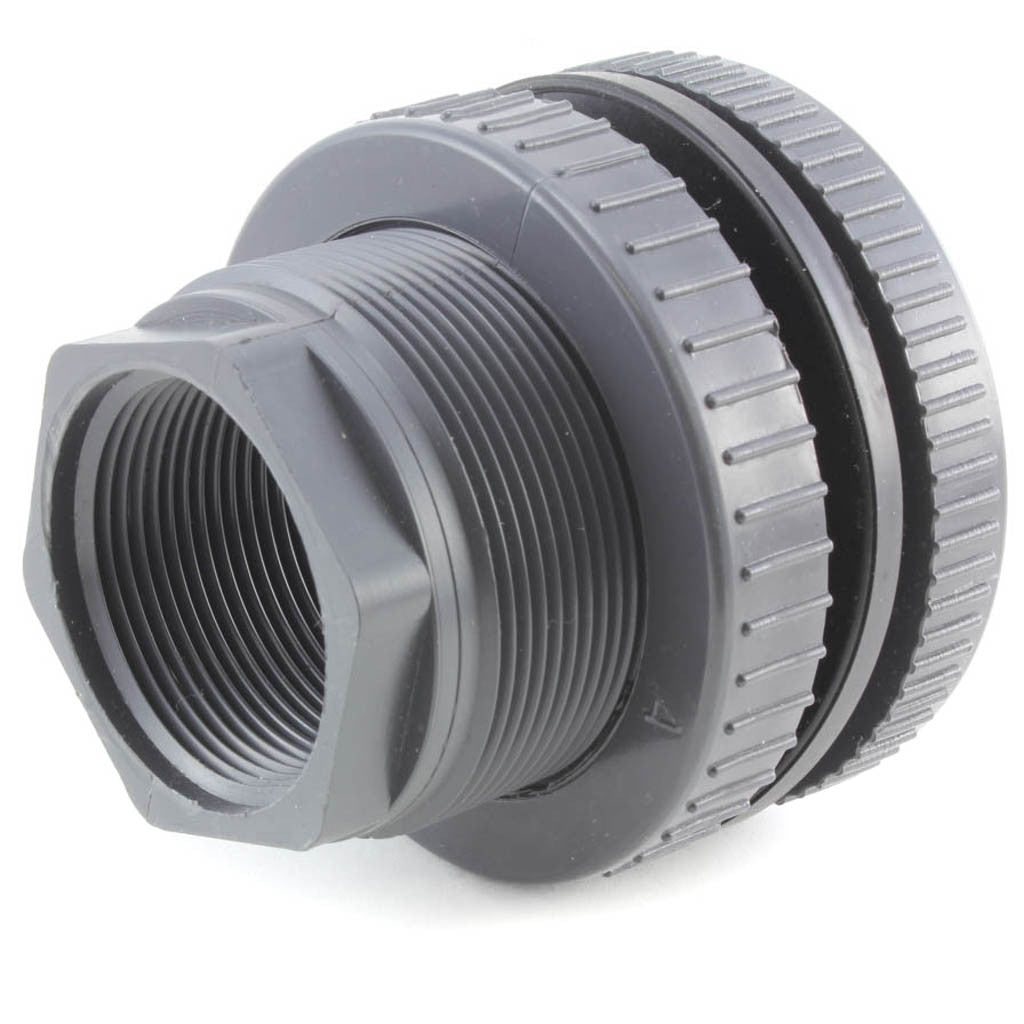 PVC Bulkhead, Thread x Thread – Savko Plastic Pipe & Fittings