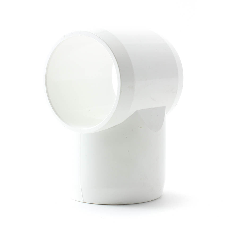 PVC White, Furniture Fitting, Slip through Tee – Savko Plastic Pipe ...