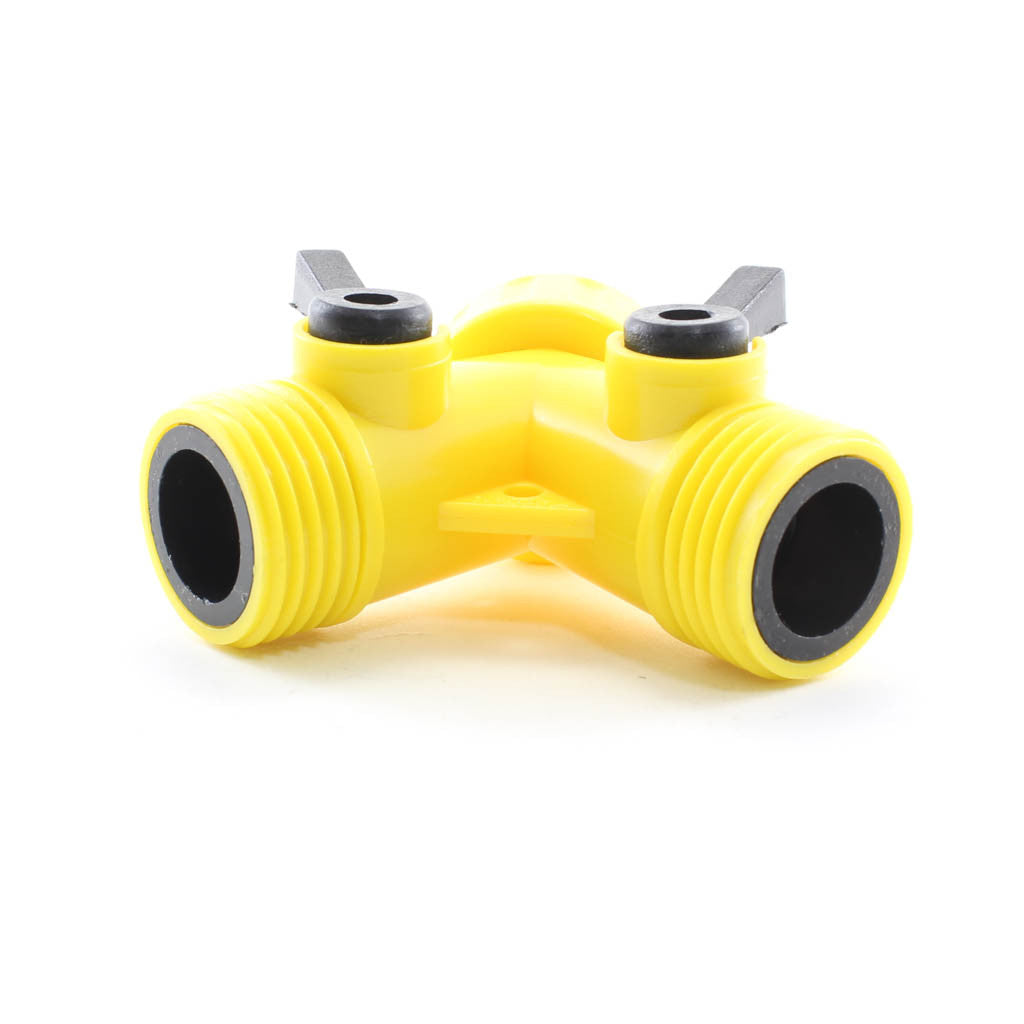 PVC Garden Hose Adapter, Wye, FHT x MHT x MHT – Savko Plastic Pipe ...