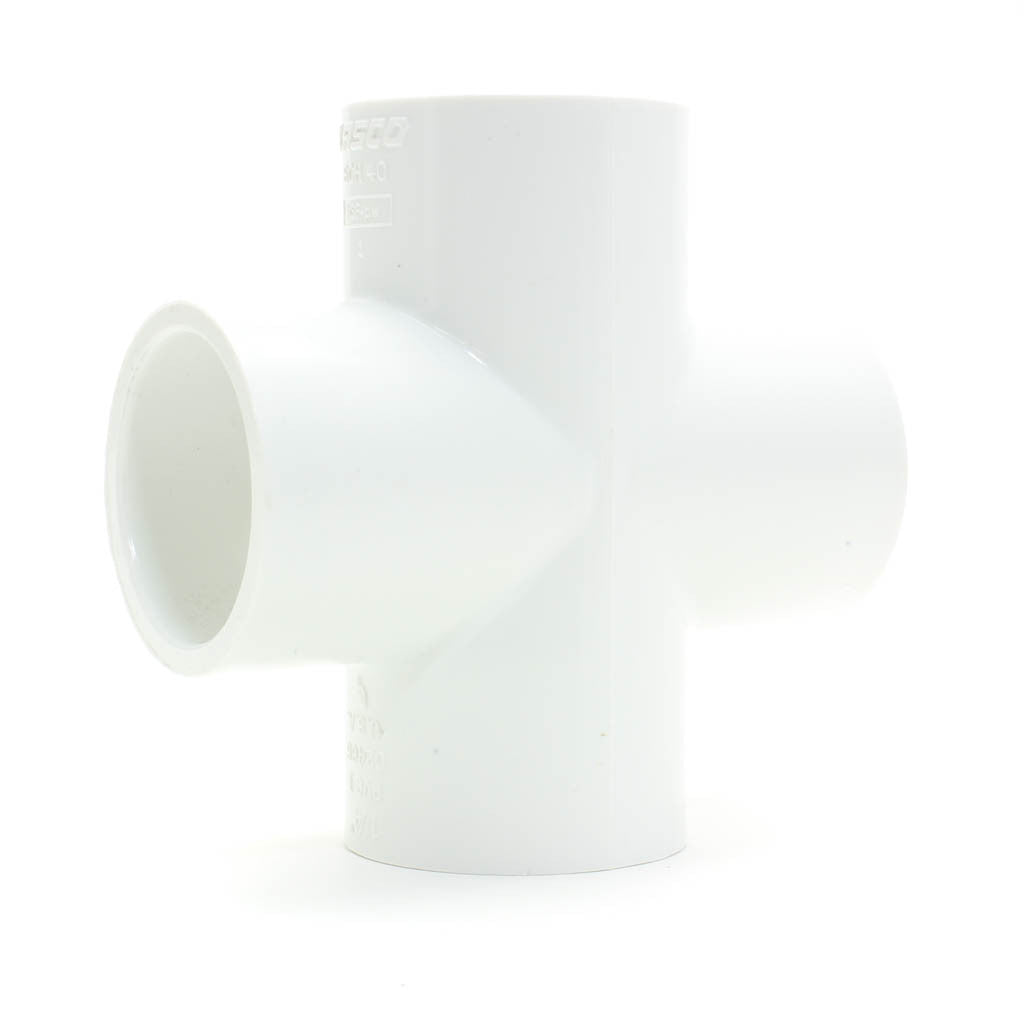 PVC Schedule 40, Slip, Cross – Savko Plastic Pipe & Fittings